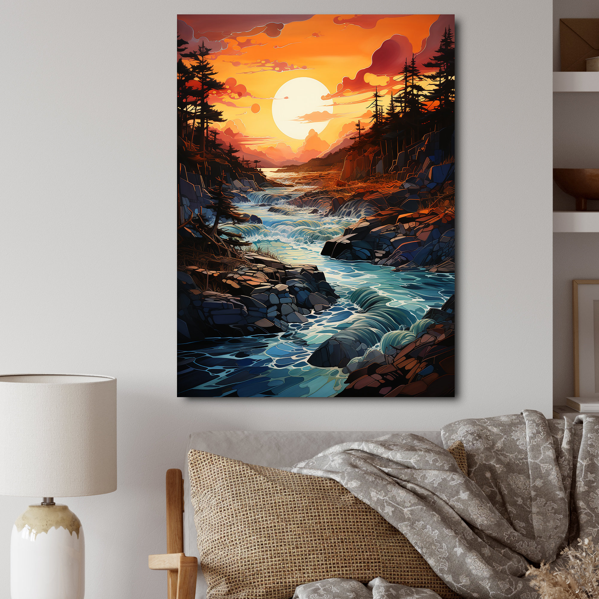 Millwood Pines Akira Sunset Ocean Horizons III - Print | Wayfair